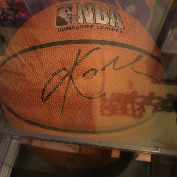 NBA | Other | Kobe Bryant Autographed Basketball With Coa | Poshmark